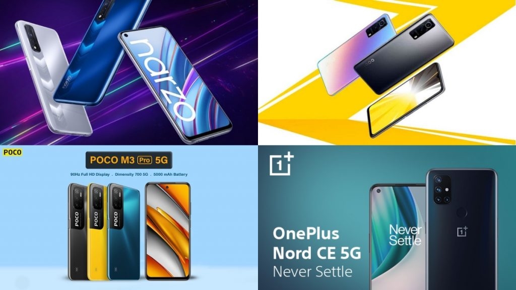 Top 5 Upcoming Smartphones in India in June 2021 - Full List and Details