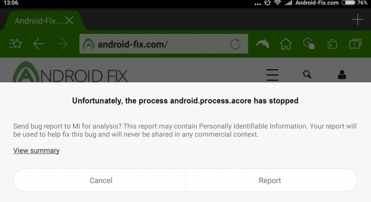 Fix Android Process Acore Has Stopped Error check the detailed steps.
