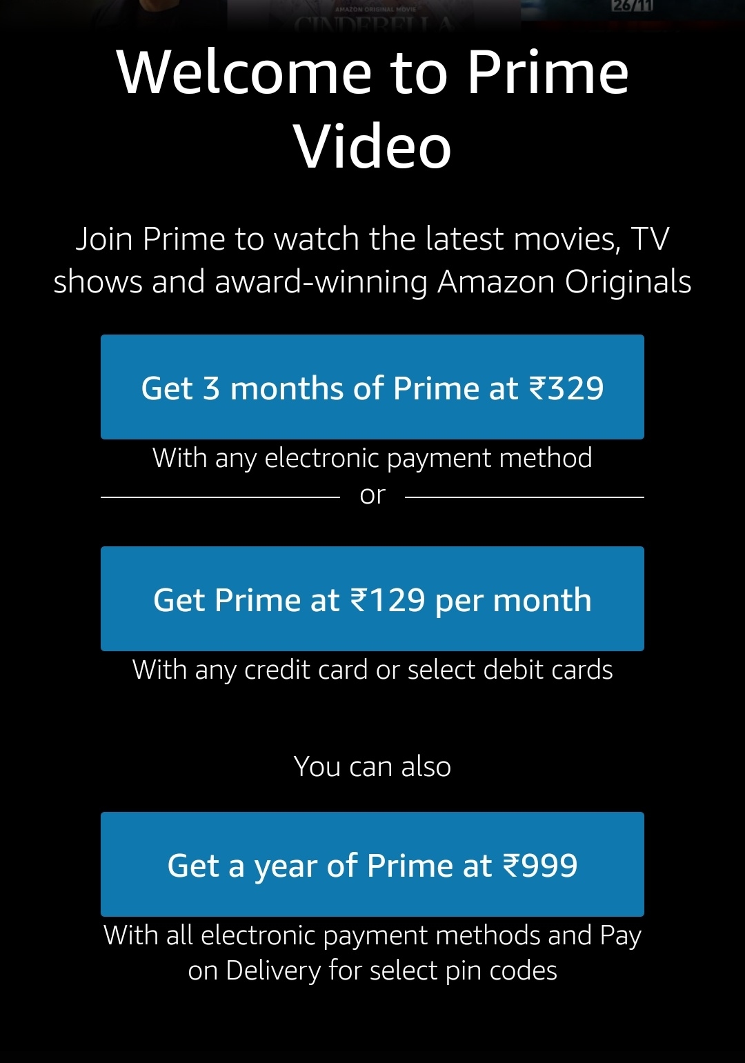 Amazon Prime Relaunches Rs. 129 Pack: How To Get It