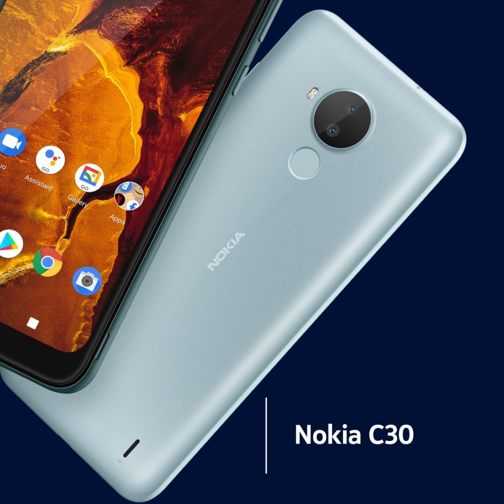 Nokia C30 Smartphone With 6,000mAh Battery, Dual-Camera Setup