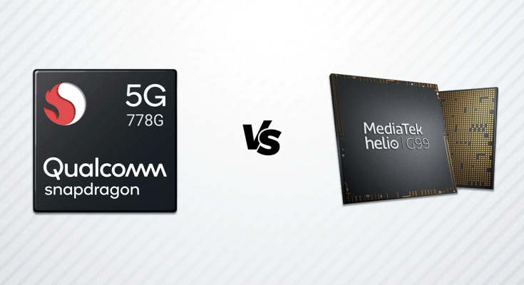 Qualcomm Snapdragon 778G Vs MediaTek Helio G99 SoC Comparison