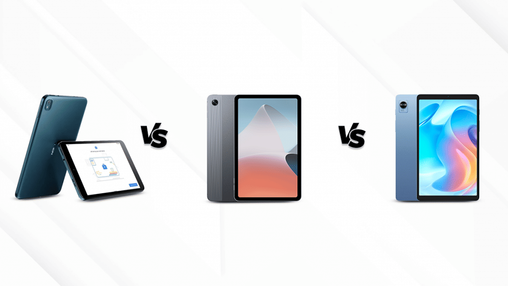 Nokia T10 Vs Oppo Pad Air Vs Realme Pad Mini