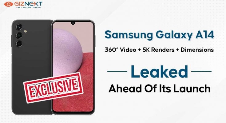 Samsung Galaxy A14 Leaked 5K Renders, Video Reveals Design In Full ...
