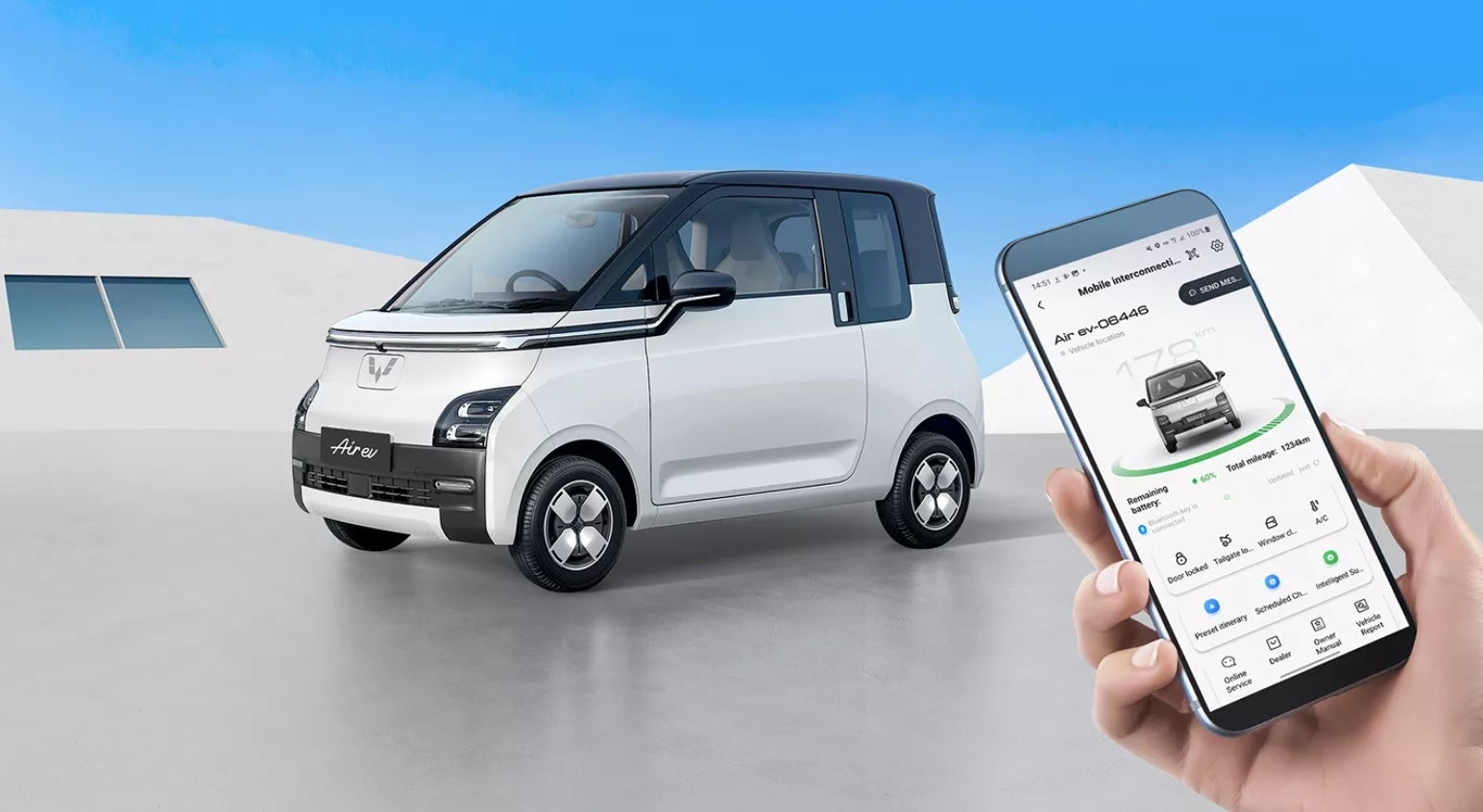 Meet India's Cheapest Electric Car From MG : Wuling Air EV