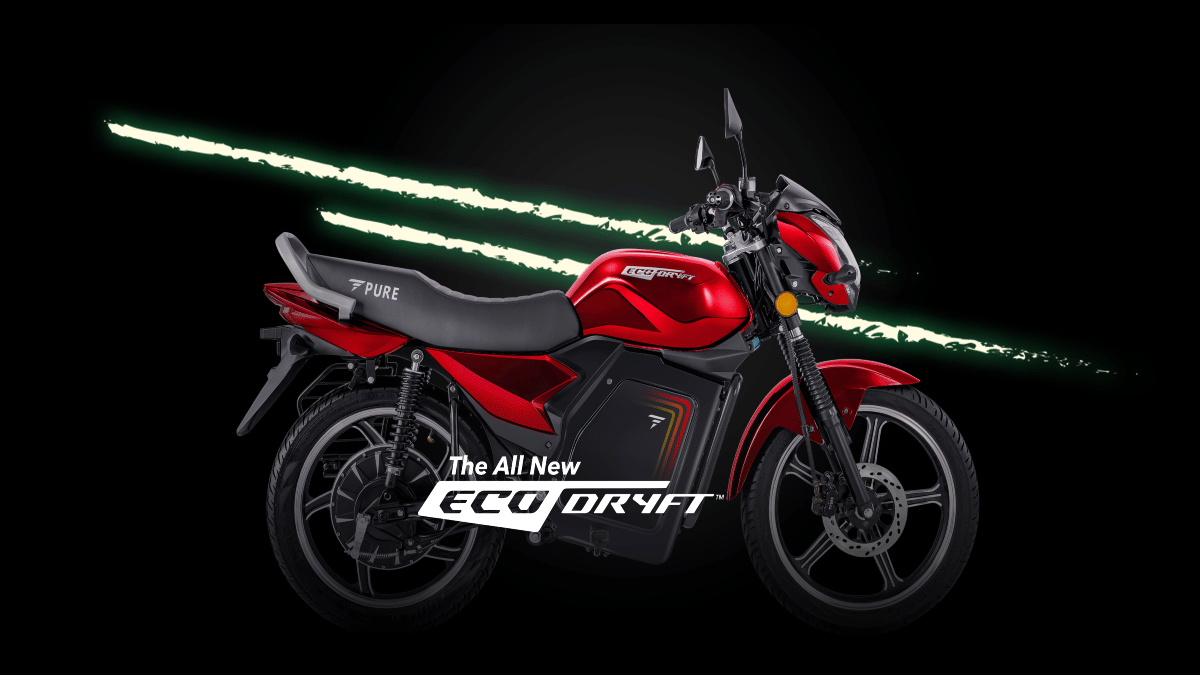 Pure EV ecoDryft Electric Motorcycle Debuts 130km Range: Cheapest Yet E ...