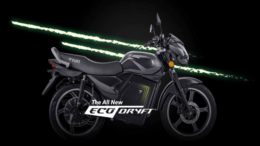 Pure EV ecoDryft Electric Motorcycle Debuts 130km Range: Cheapest Yet E ...