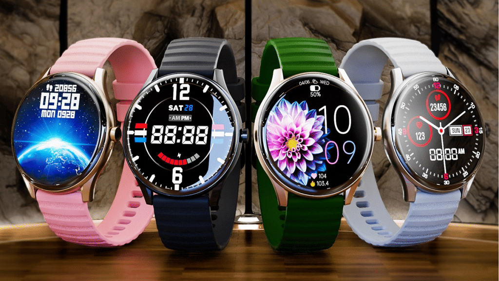 Gizmore CURVE Smartwatch With Bluetooth Calling, 10-Day Battery ...