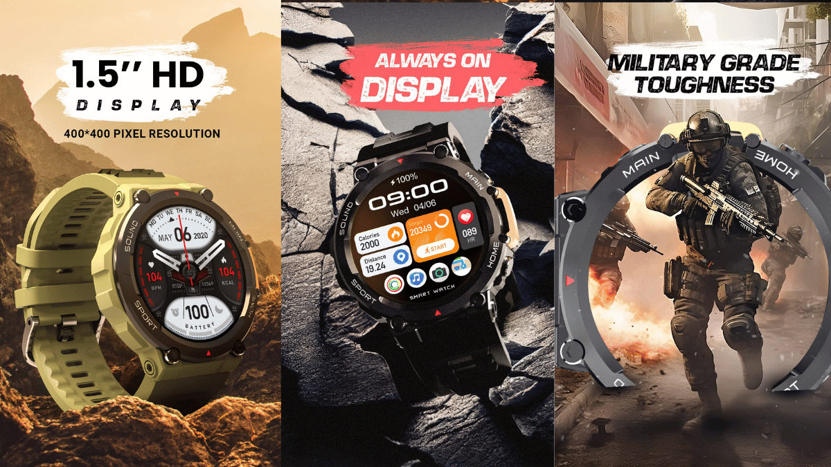 Fire-Boltt Artillery With 1.43-inch AMOLED Display, 7-In-Built Games ...