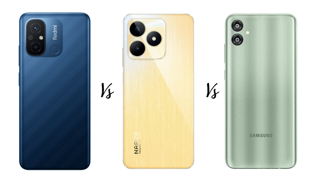 Redmi 12C Vs Realme Narzo N53 Vs Samsung Galaxy F04: Best Android ...