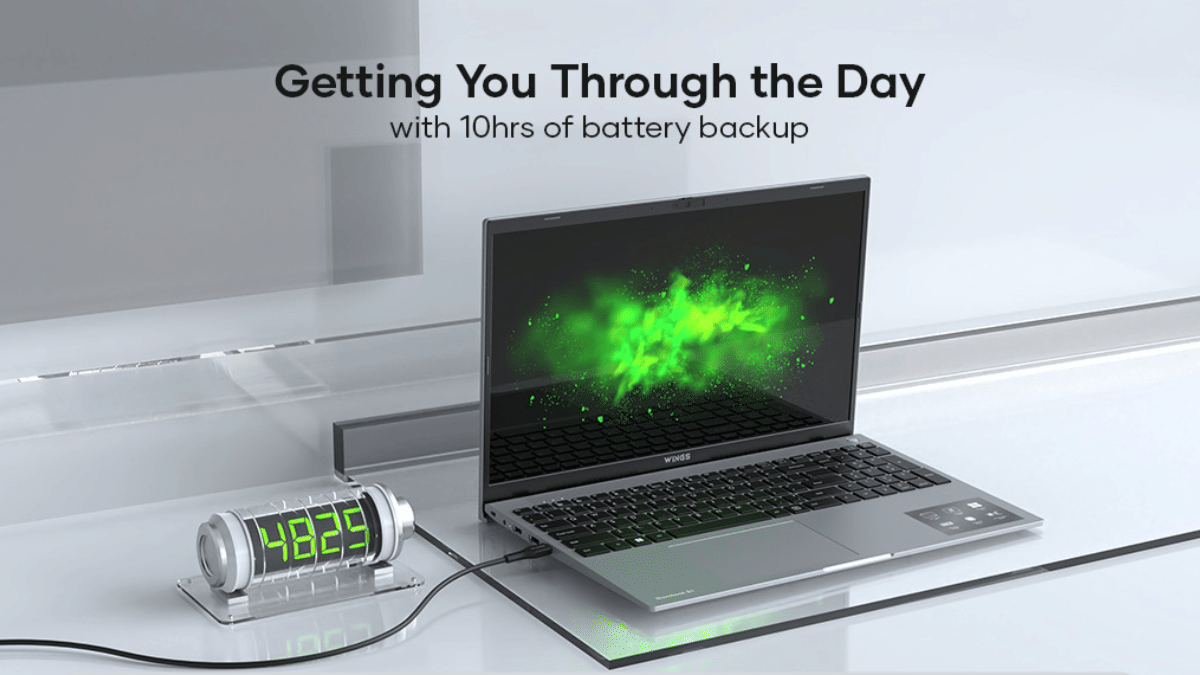 Wings Nuvobook Laptop Series With Intel Core i7 Processor, FHD Display ...