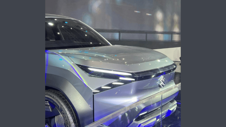 Maruti Suzuki eVX Electric SUV Marks Debut At 2024 Bharat Mobility ...