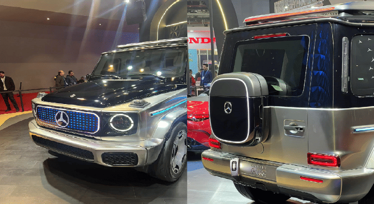 Mercedes-Benz EQG Electric G-Wagon Concept Steals The Show At Bharat ...