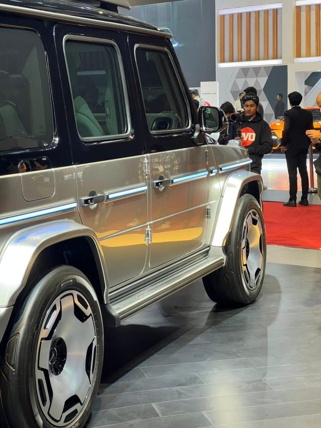 Mercedes-Benz EQG Electric G-Wagon Concept Steals The Show At Bharat ...