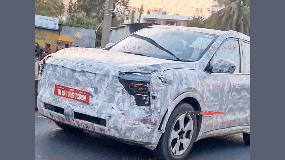 Mahindra XUV 700 EV aka XUV.e8 New Spy Shots Leak Online