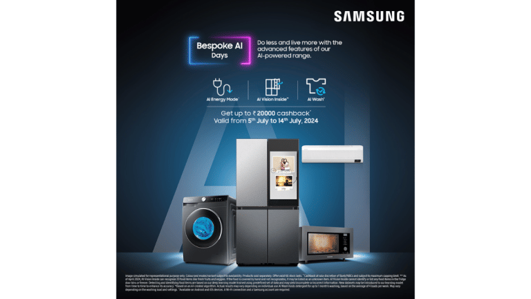 Samsung ‘Bespoke AI Days’ Offers On AI-Powered Digital Appliances
