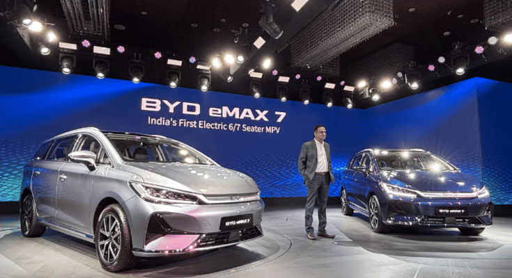 BYD eMax 7 Electric MPV With 530 Km Range Launched In India: Top Features, Price