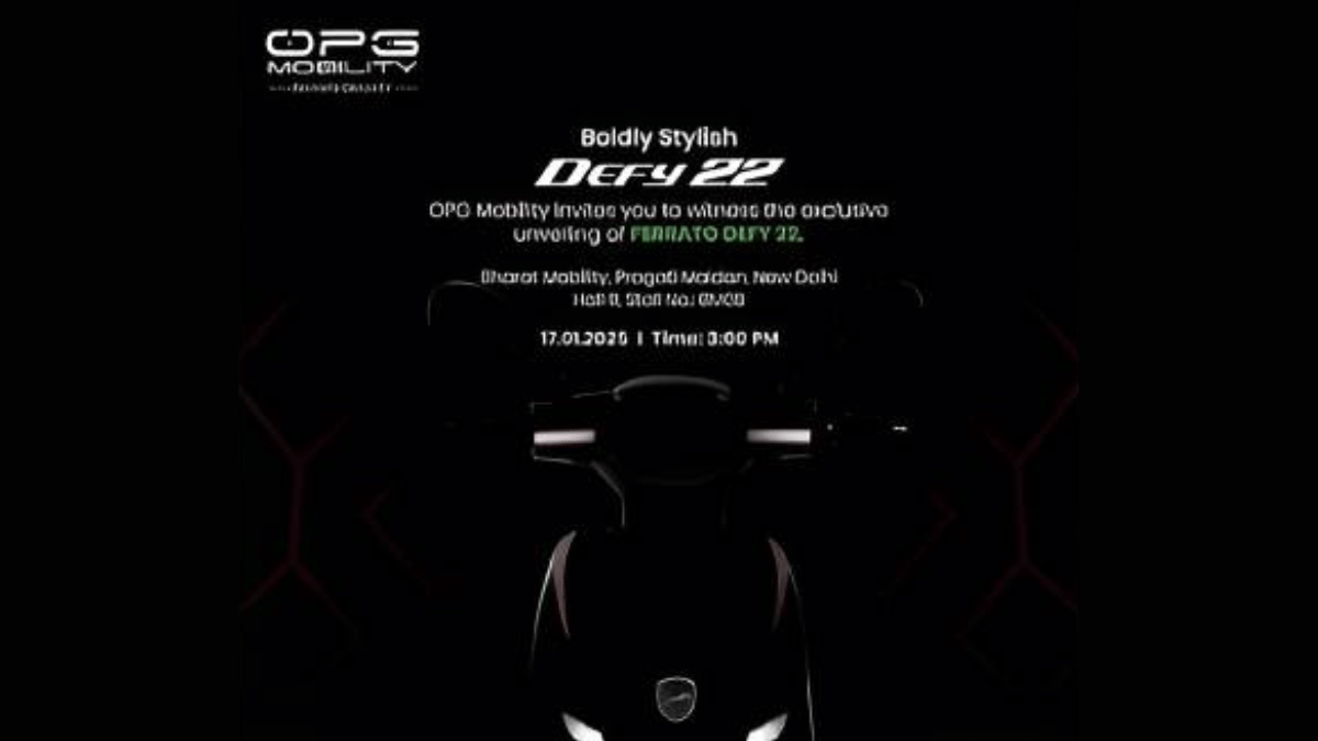 OPG Mobility Set To Unveil Ferrato Defy 22 At Bharat Mobility Expo 2025