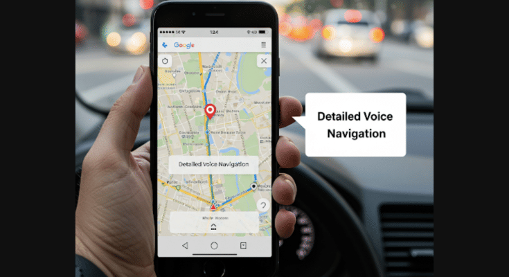 Google Maps Detailed Voice Navigation: What It Is & How to Use It on ...