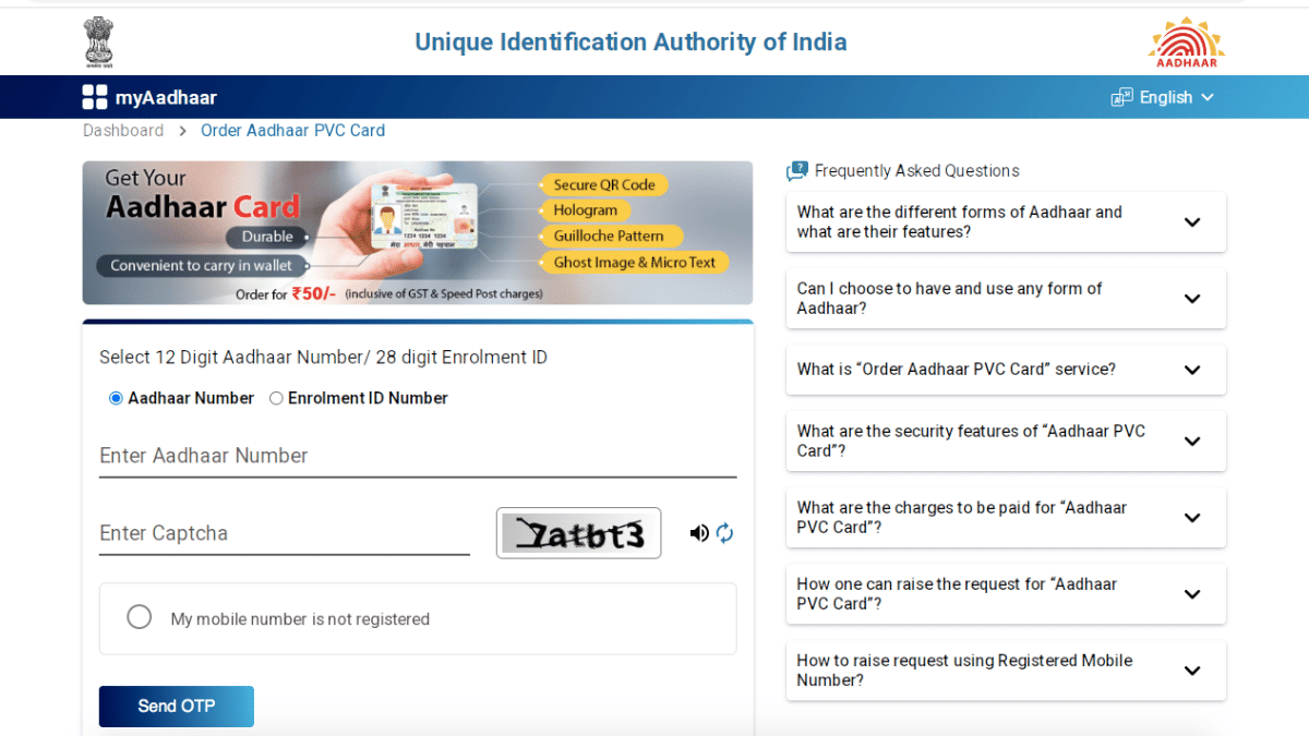 Aadhaar Card Lost Or Misplaced? Here’s How to Apply for a Duplicate Aadhaar Card Online