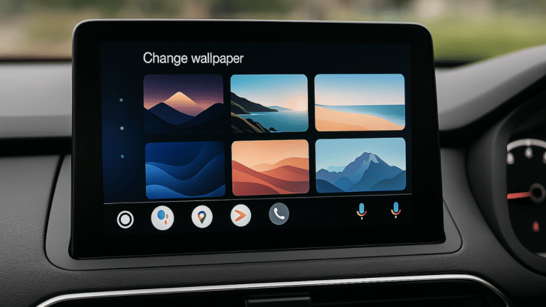 Android Auto Customization: How To Change Wallpaper With And Without ...