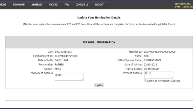 How To Add EPF Nominee Via Official Online Portal: Step-By-Step Guide