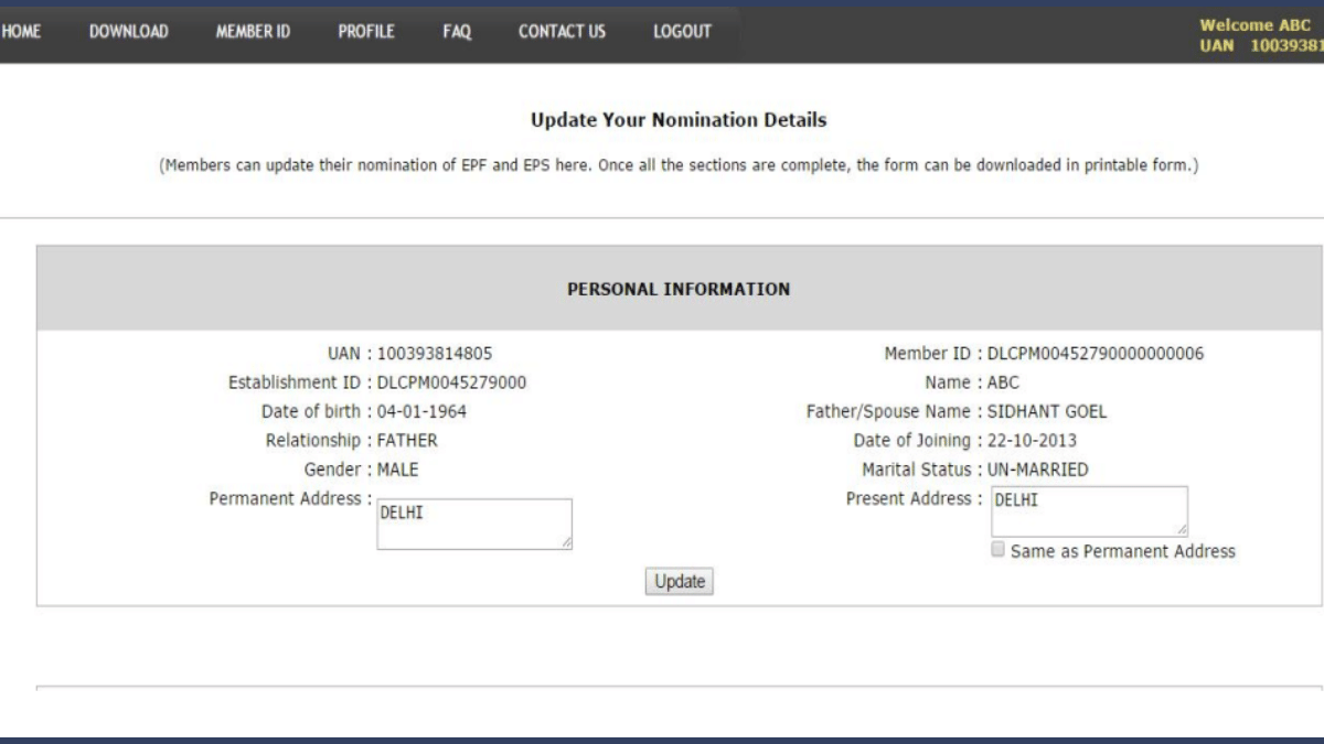 How To Add EPF Nominee Via Official Online Portal: Step-By-Step Guide